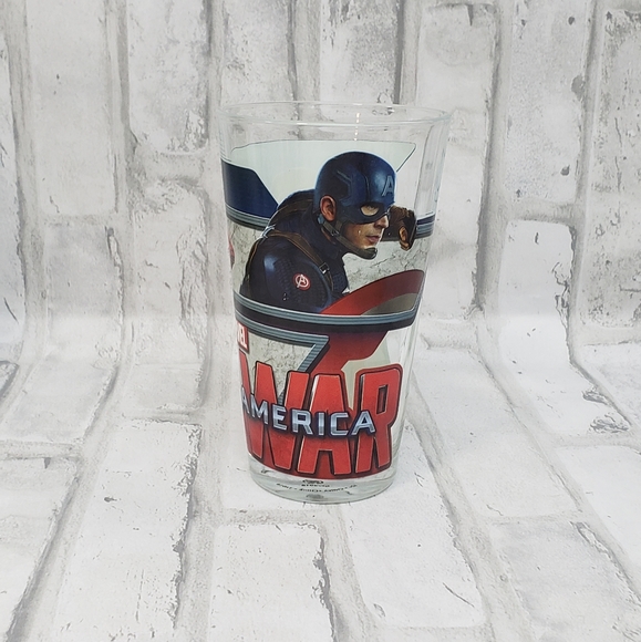 Dining | Marvel Captain America Civil War Glass Zak 216 | Poshmark